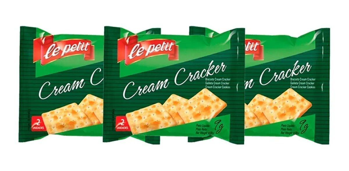 Biscoito Cream Cracker Sachê Caixa 180un Recepção Clinica - Flex Importados
