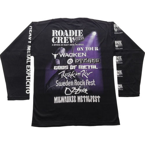 Roadie Crew - camiseta manga longa Festivais - Roadie Crew Shop