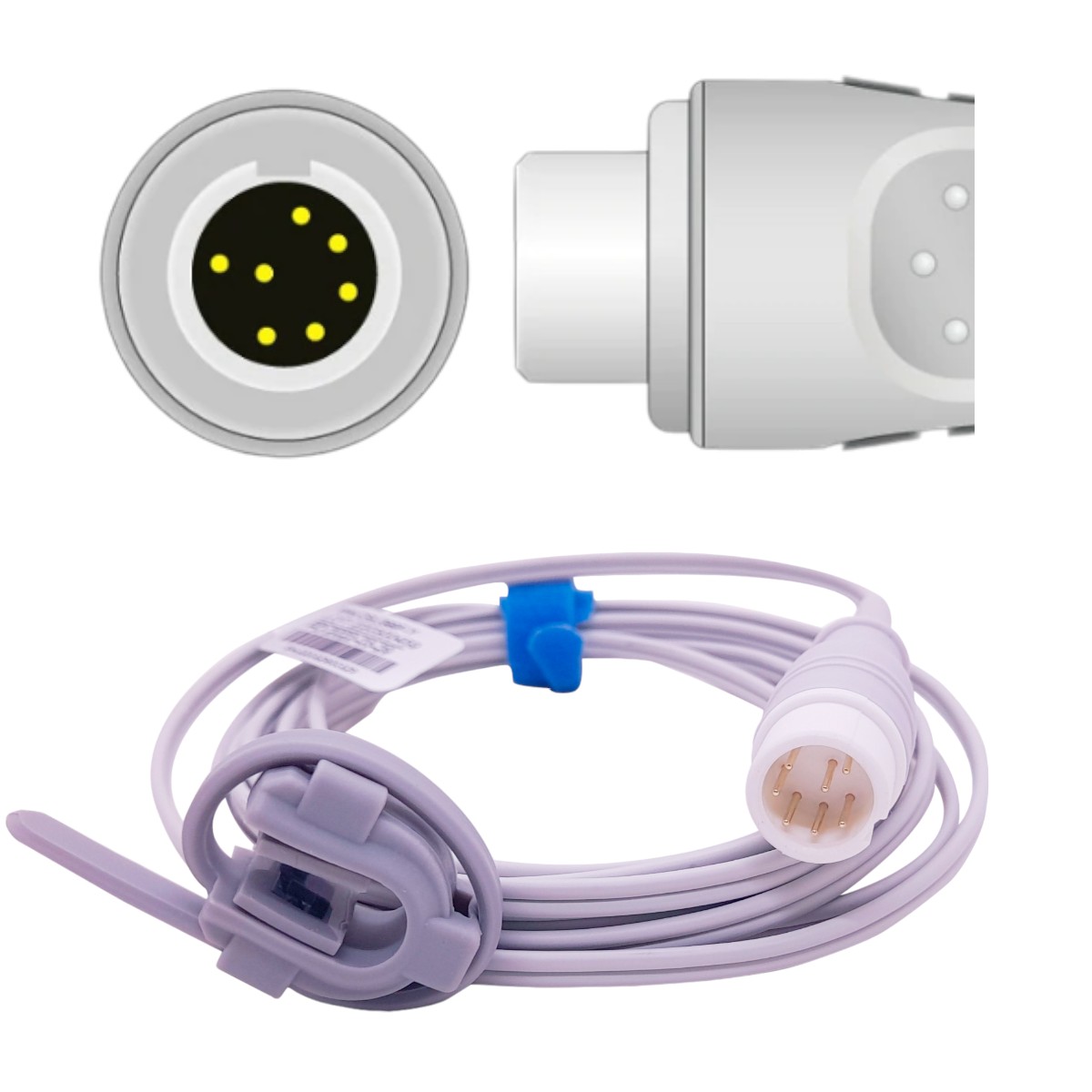 Sensor Spo2 Clip Neonatal Y Mindray Masimo T5/t6/t8 - Maple Hospitalar ...