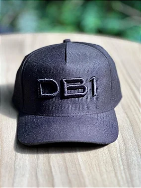 BRINDE - Boné logo DB1 - preto - LOJINHA DB1