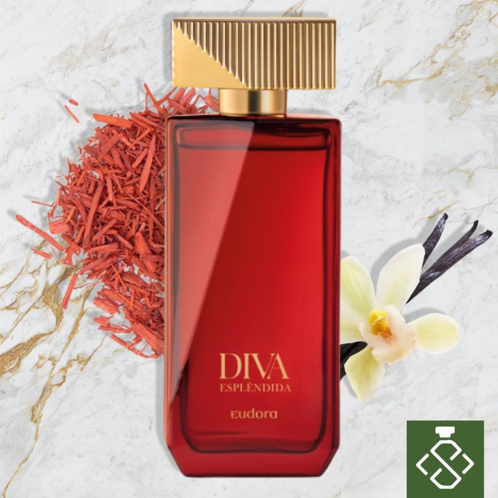 Colônia Diva Esplêndida Eudora 100ml - Cosmeticos da ray