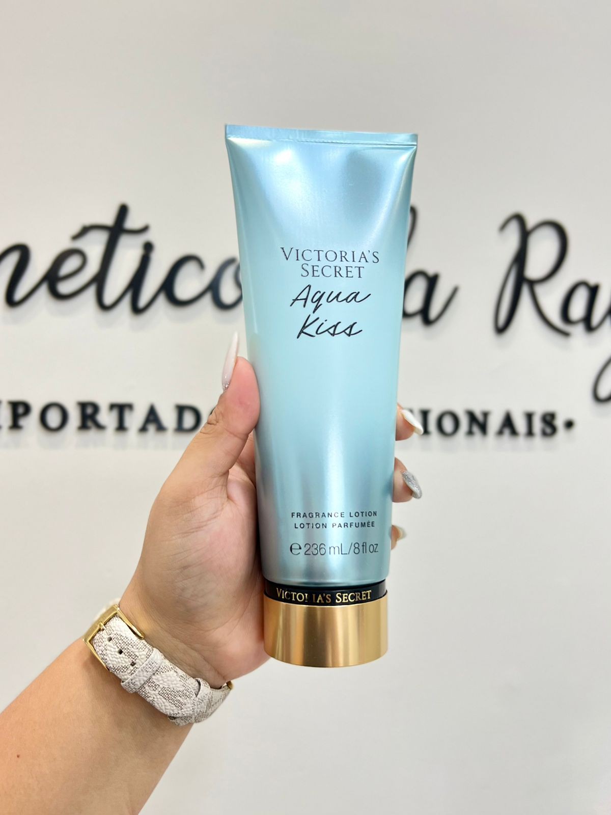 Hidratante Corporal Aqua Kiss Victoria's Secret 236 ml - Cosmeticos da ray