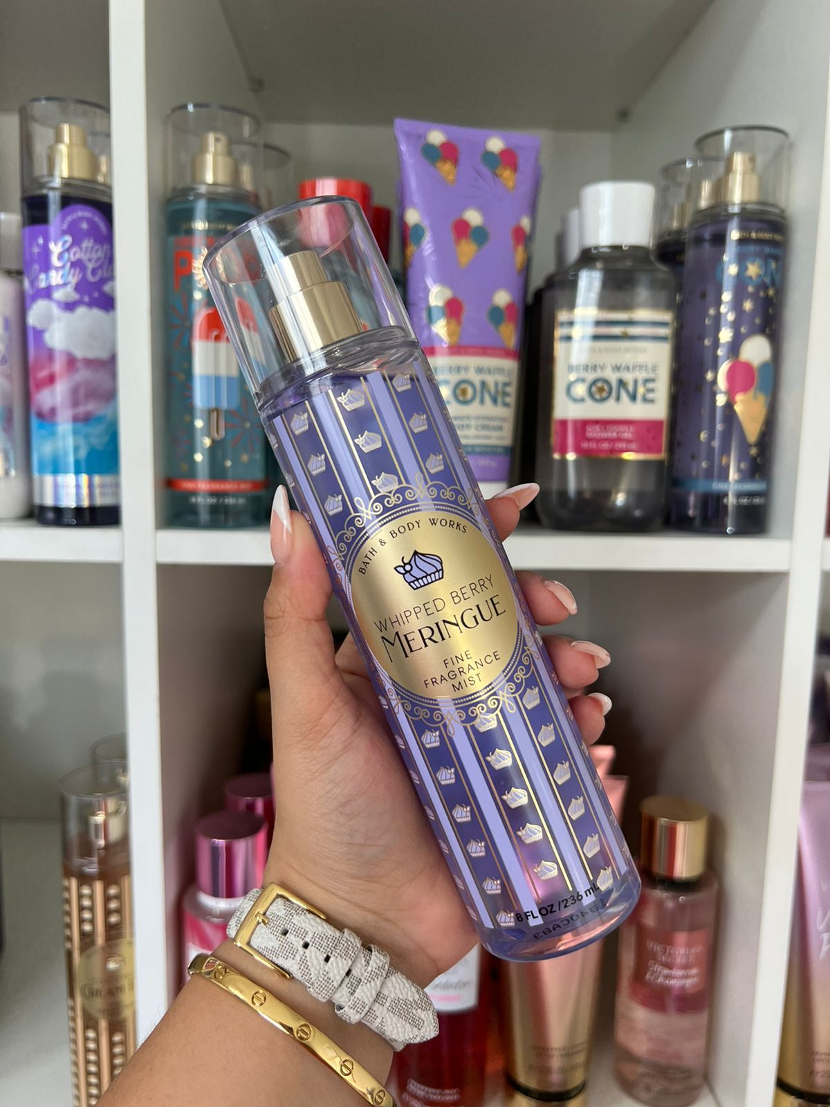 Body Splash Whipped Berry Meringue Bath & Body Works 236ml - Cosmeticos ...