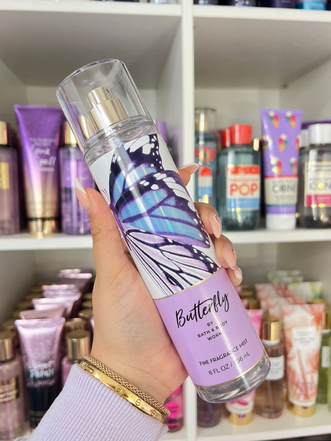 Body Splash Butterfly Bath & Body Works 236ml - Cosmeticos da ray