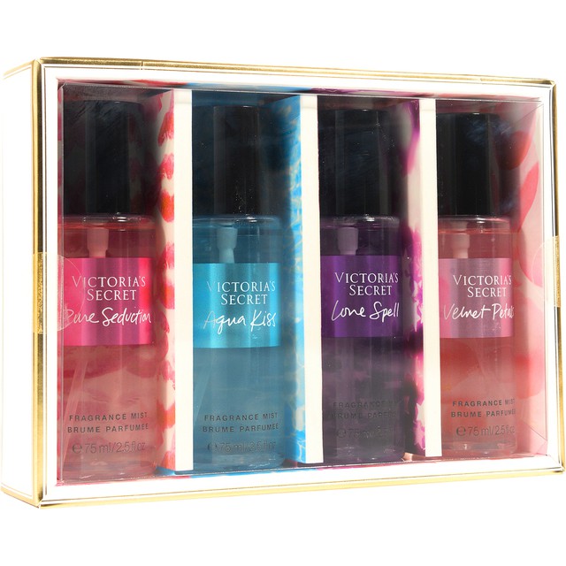 Kit Victoria's Secret 4 Body Splash 75ml - Cosmeticos da ray