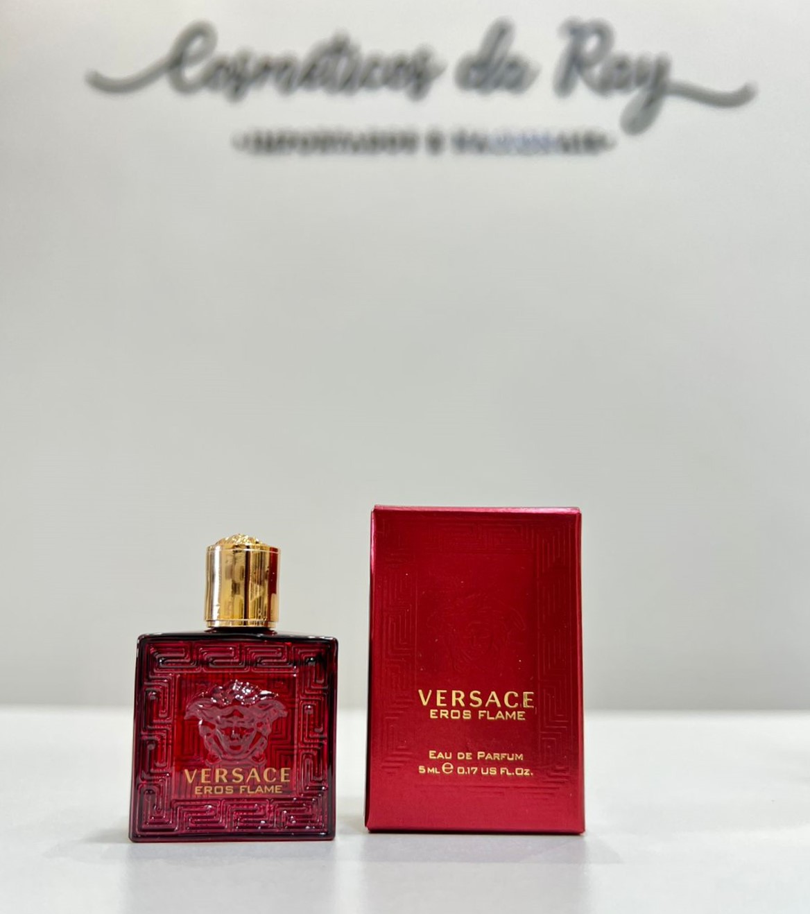 Miniatura Versace Eros Flame Masculino Eau de Parfum 5ml - Cosmeticos ...