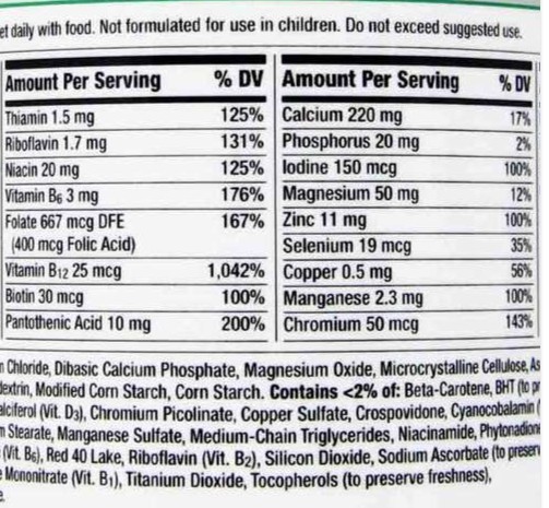 Centrum Adulto - Multivitamínico - 200 Tabletes - Cosmeticos da ray
