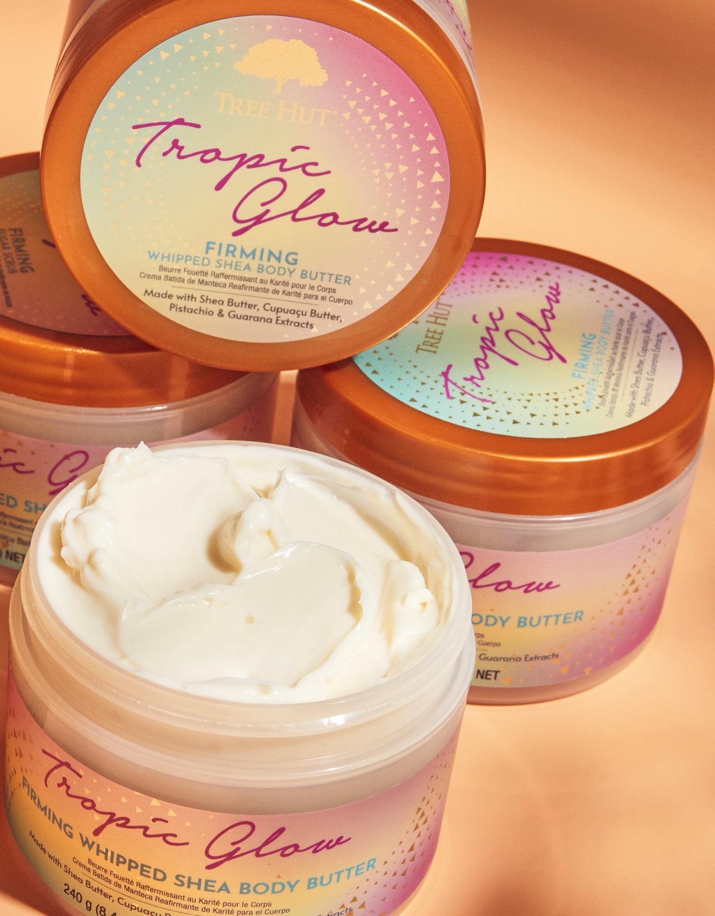 Body Butter Manteiga Corporal Tree Hut Tropic Glow 240g - Cosmeticos da ray
