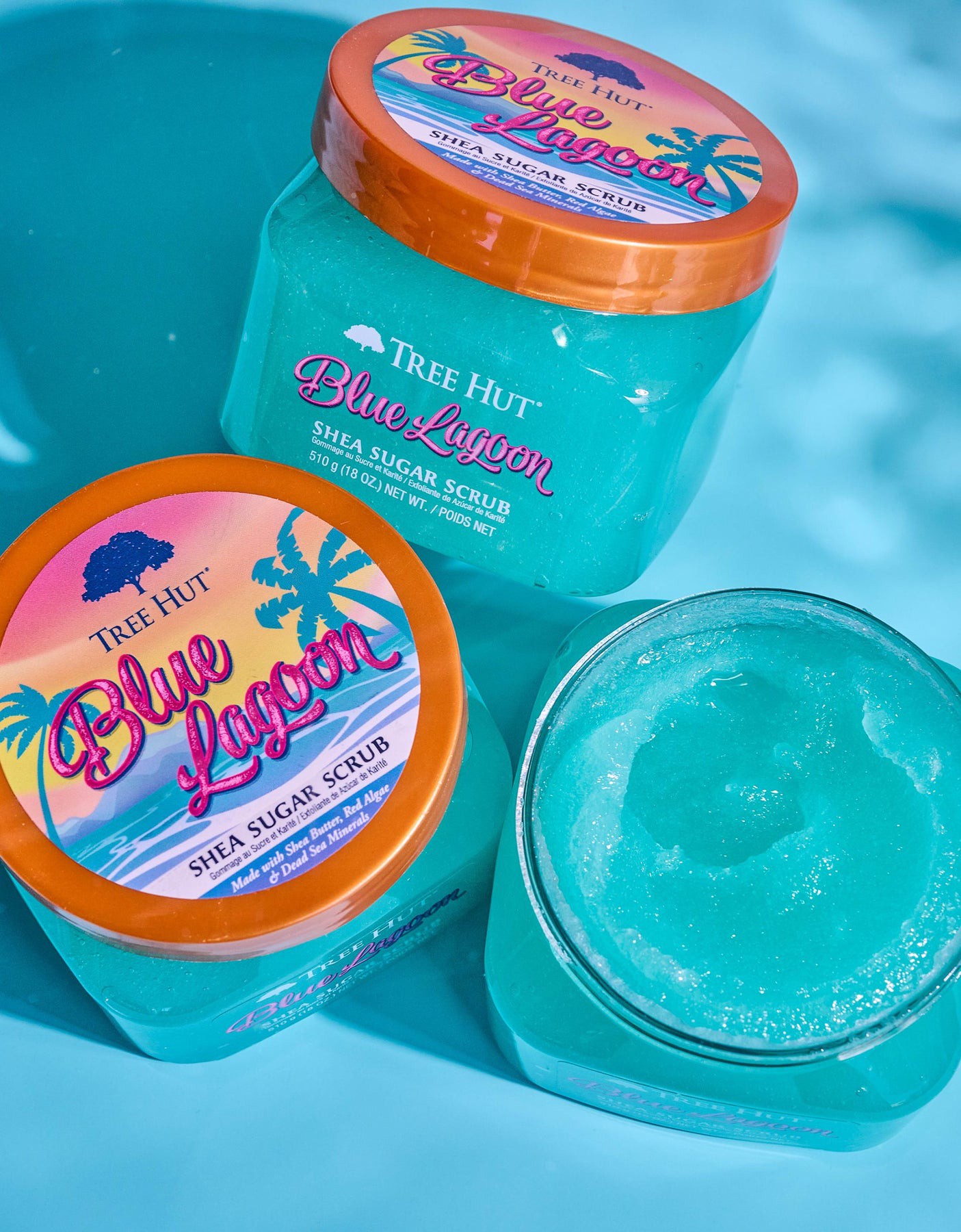 Esfoliante Corporal Tree Hut Blue Lagoon Shea Sugar Scrub 510gr