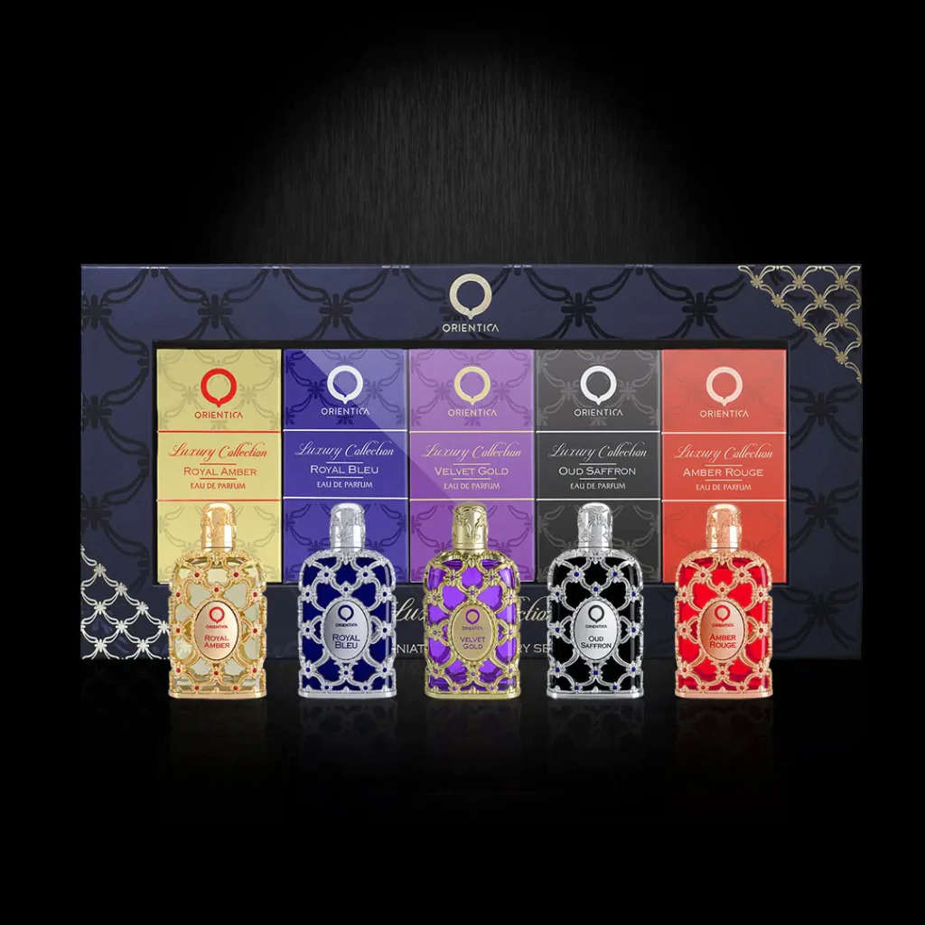 Kit Miniaturas Luxury Collection Orientica 5x 7,5ml - Cosmeticos da ray