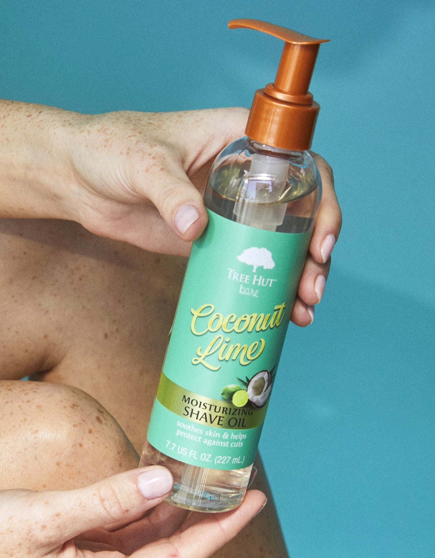 Body Oil Coconut Lime Tree Hut - Óleo Corporal 227ml - Cosmeticos da ray