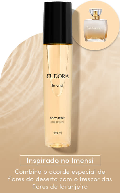 Body Spray Desodorante Imensi Eudora 100ml - Cosmeticos da ray