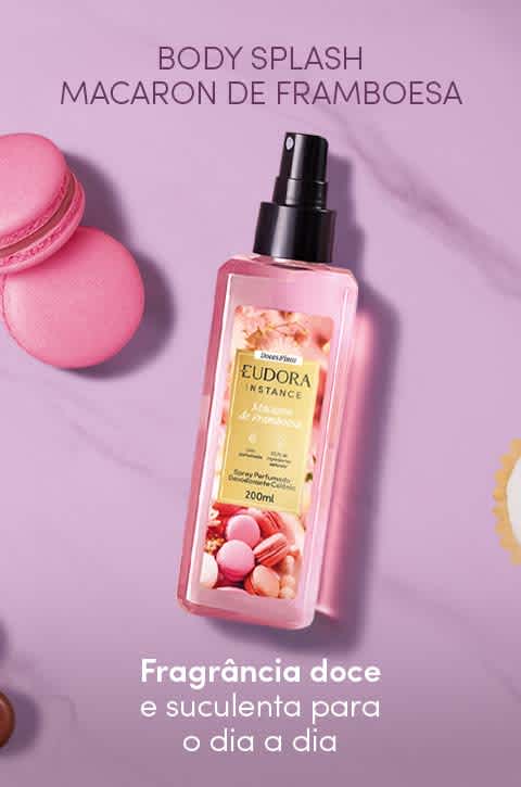 Kit Macaron de Framboesa Doces Finos: Spray Perfumado 200ml + Creme ...