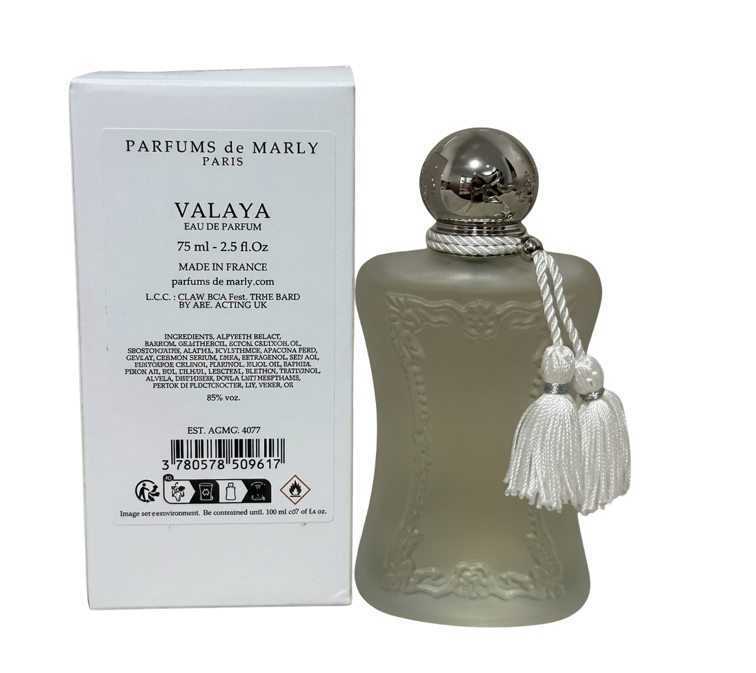 Caixa Tester Valaya Eau de Parfum - Perfume Feminino 75ml - Cosmeticos ...