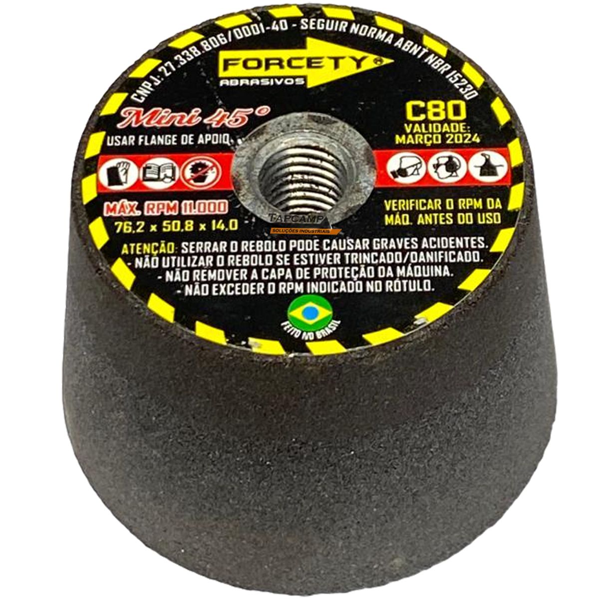 Kit Acabamento Azulejista Rebolo 3 Polegadas Grão 60 E 80 - JETCAMP ...