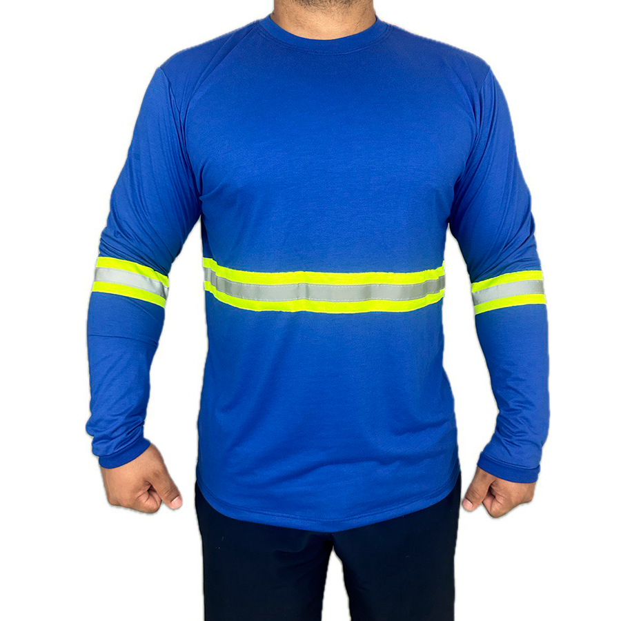 Camisetas Fita Refletiva Logo Marca Personalizada - Norte Uniformes