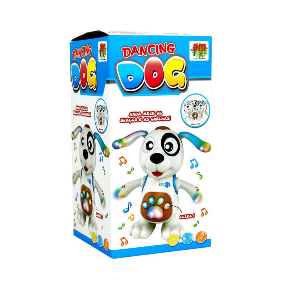 Boneco Musical Dancing Dog Dm Toys com Som e Luz - Pequenos Travessos ...