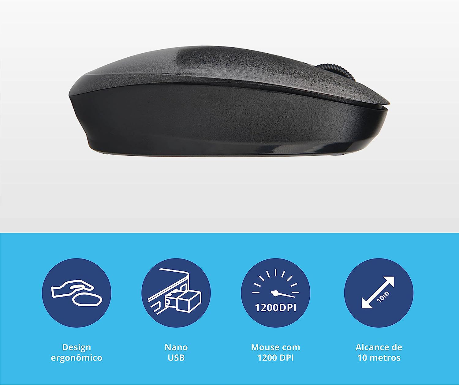 MOUSE SEM FIO M0251 - MULTILASER - SHOP ESCOLAR