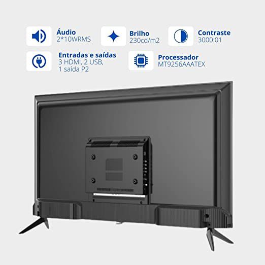 TV SMART HQ SCREEN 43" - HQ - SHOP ESCOLAR