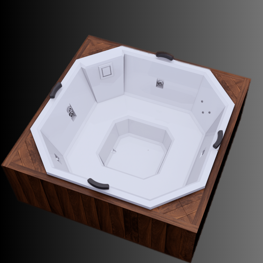 SPA OCTAGONAL RUBI 7 LUGARES(TOP) - Loja Especializada em Casa e ...