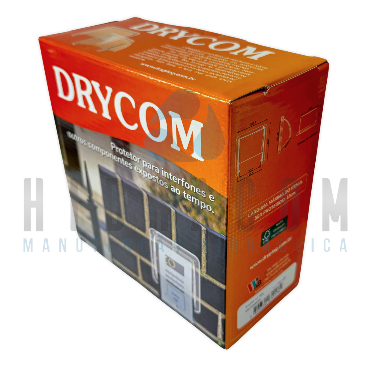 Proteção para Interfone em Área Externa / Chuva / Tempo - Hidracommerce