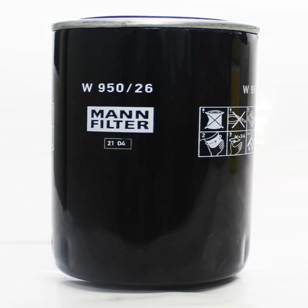 FILTRO DE ÓLEO LUBRIFICANTE MANN-FILTER W950/26 - Retifica e ...