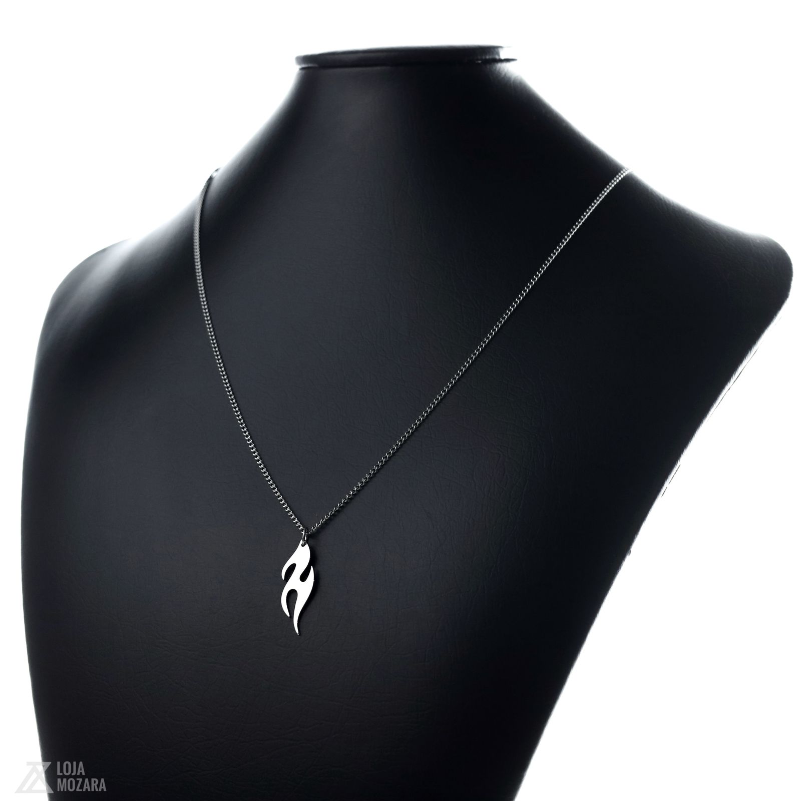 Colar Fire - Aço Inox - Loja Mozara