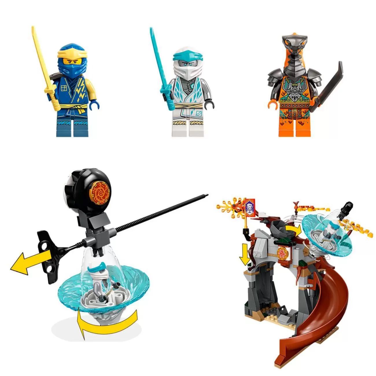 Lego NInjago - Centro de Treinamento Ninja - 524 Peças - 71764 - Lego ...