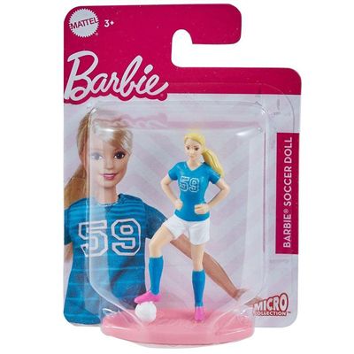 Boneca Barbie - Micro Collection - Jogadora de Futebol - HBC14 - Mattel ...
