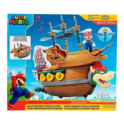 Super Mario Navio - Deluxe Bowser Ship Playset - 3021 - Candide - Real ...