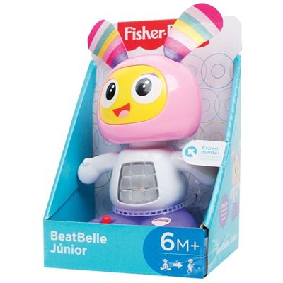 Boneco Interativo Beatbelle Junior Rosa Fisher Price - FDN71 - Mattel ...