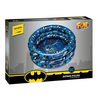 Piscina do Batman 68 Litros F00331 - Fun - Real Brinquedos