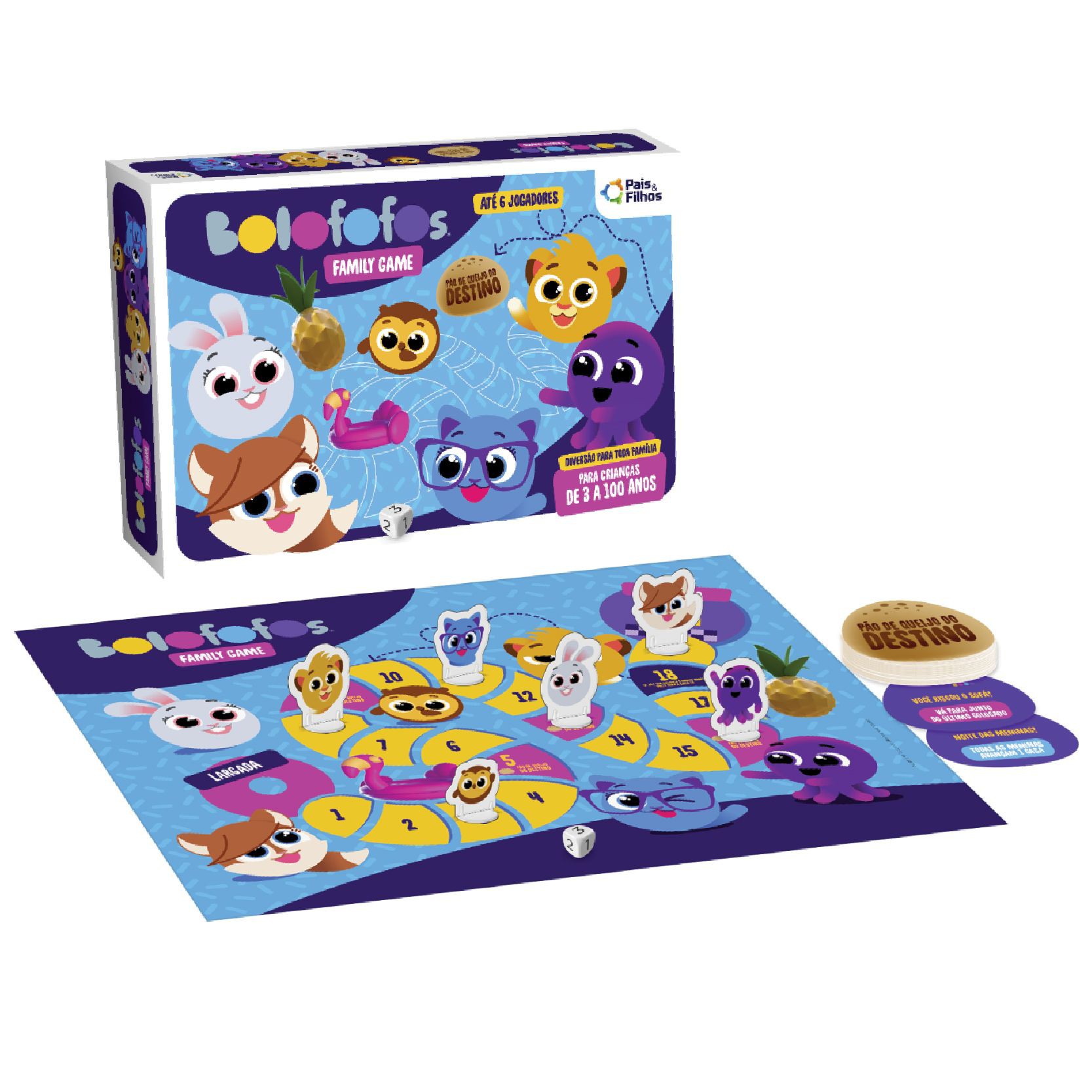Meu Primeiro Tabuleiro - Bolofofos - Super Jogos - 790721 - Pais e Fil ...