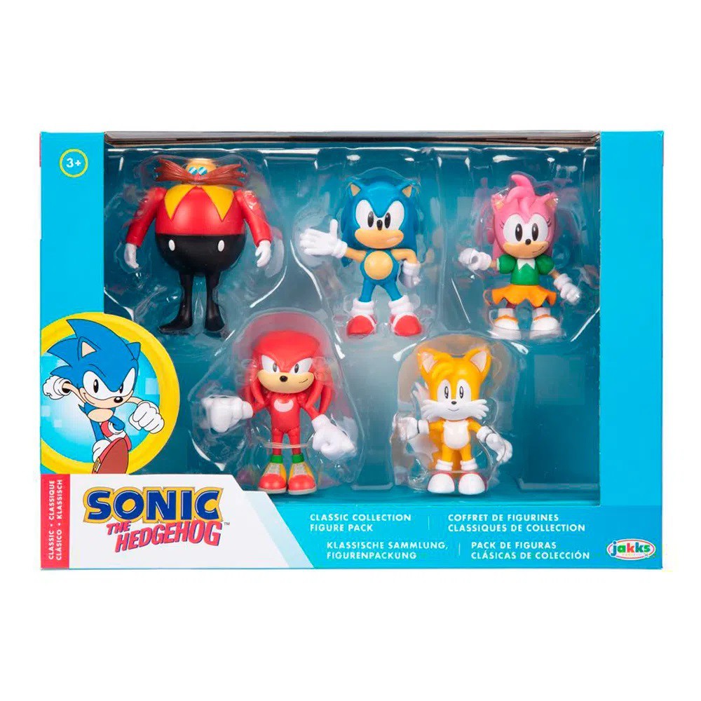 Bonecos Sonic - Personagens Colecionáveis - Pack Com 5 - 3440 - Candid ...