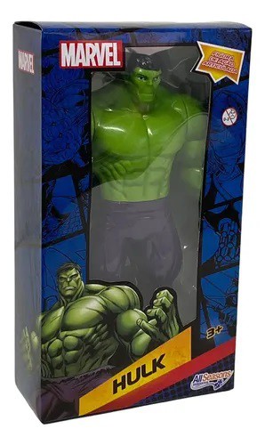 Boneco Marvel - Hulk - 22Cm - 885224 - Semaan - Real Brinquedos