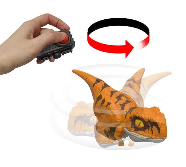 Jurassic World Click Tracker Atrociraptor Tiger - Com Controle - Real ...