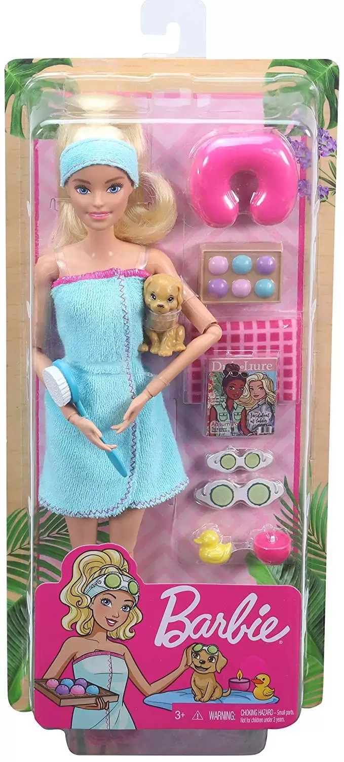 Boneca Articulada - Barbie - Fashionista - Dia De Spa Banho - GKH73 ...