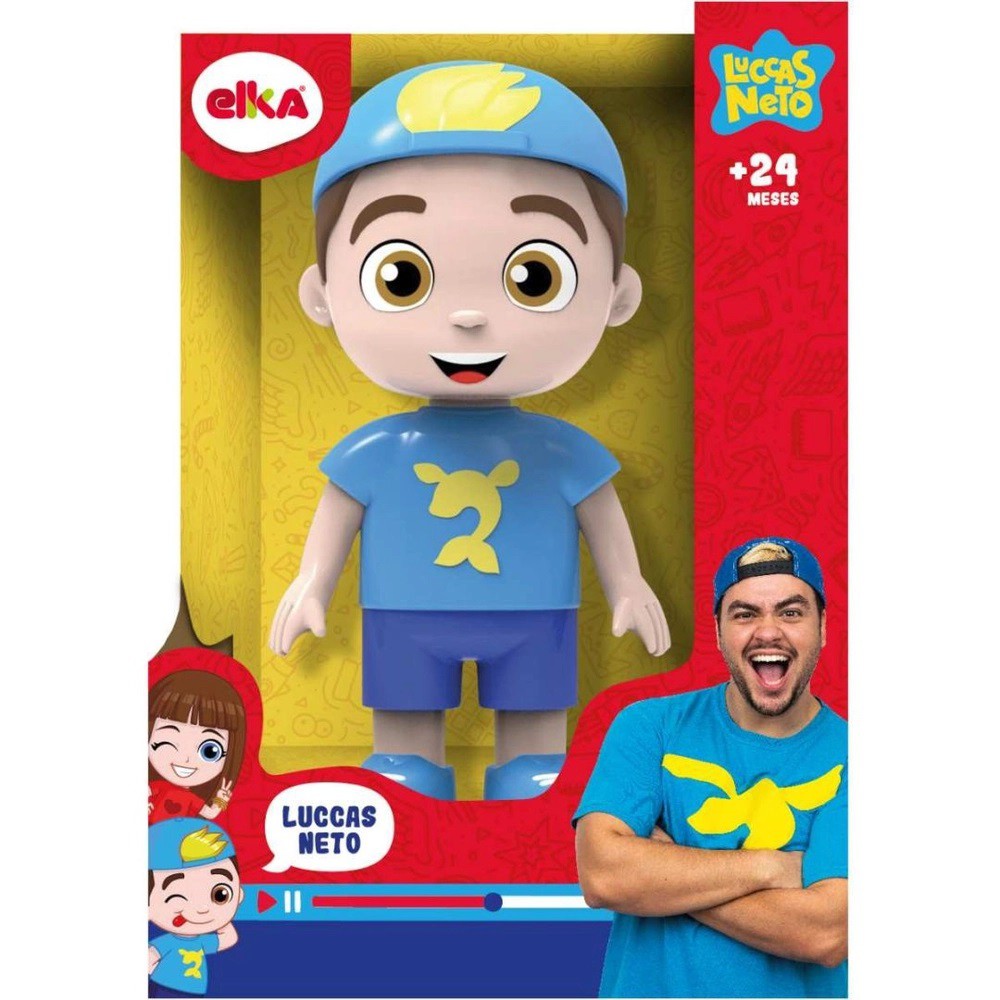 Boneco Luccas Neto - 1125 - Elka - Real Brinquedos