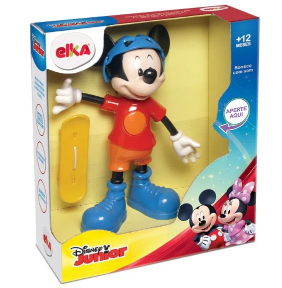 Boneco Mickey Radical - 900 - Elka - Real Brinquedos