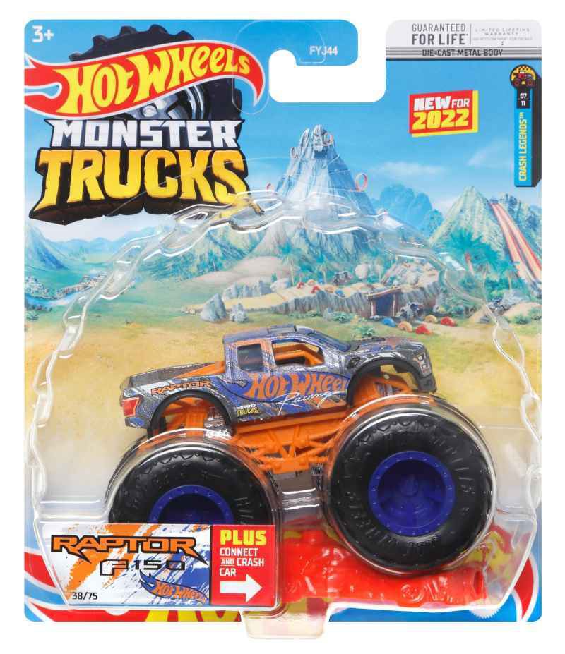 Hot Wheels Monster Trucks 1:64 Ford Raptor - FYJ44 - Mattel - Real ...