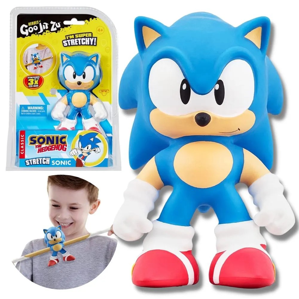 Boneco Elástico - Sonic Classico Goo Jit Zu - 2699 - Sunny - Real Brinquedos