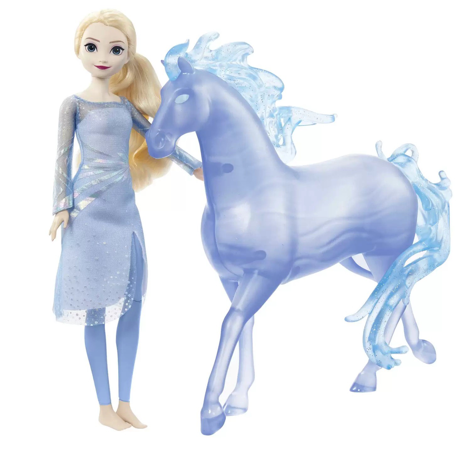 Princesa Disney - Elsa e Cavalo Nokk - Frozen 2 - HLW58 - Mattel - Real ...