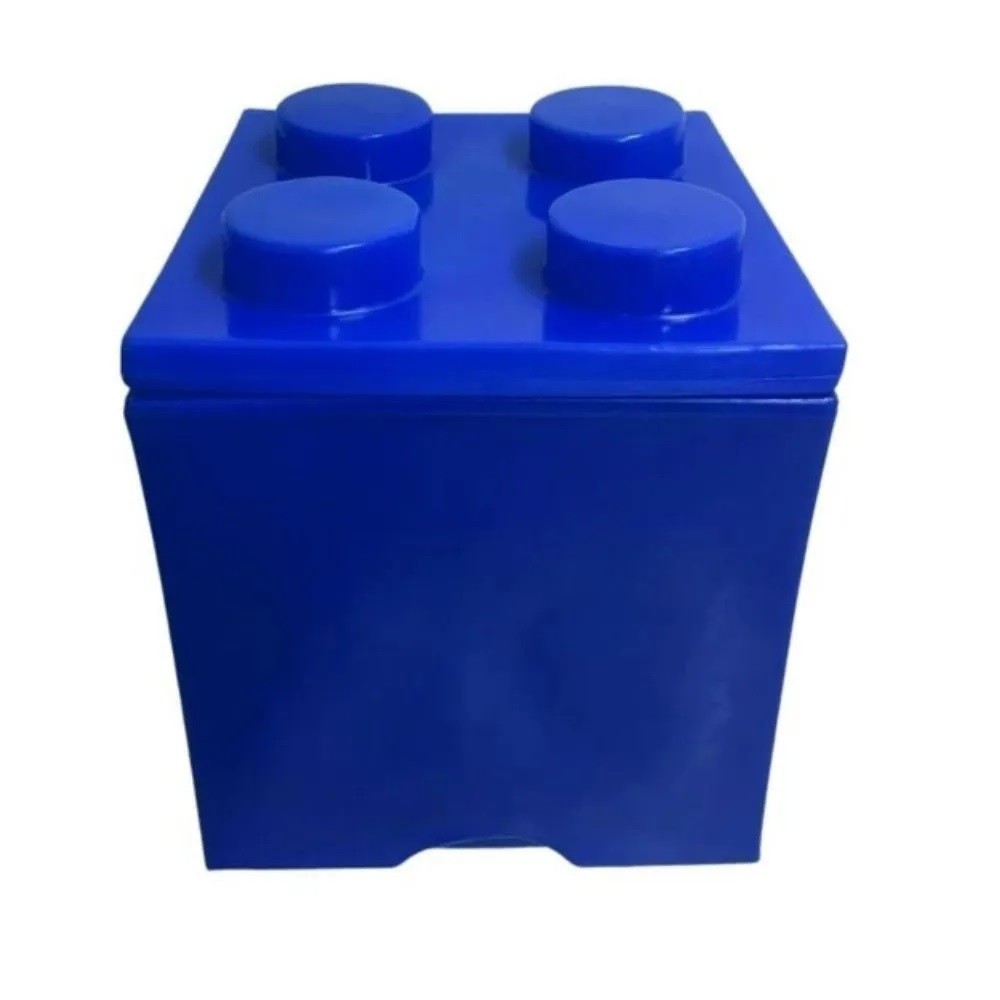 Caixa Lego - Pequeno - Baú Organizador - Azul - 6102 - Tavo Brinks ...