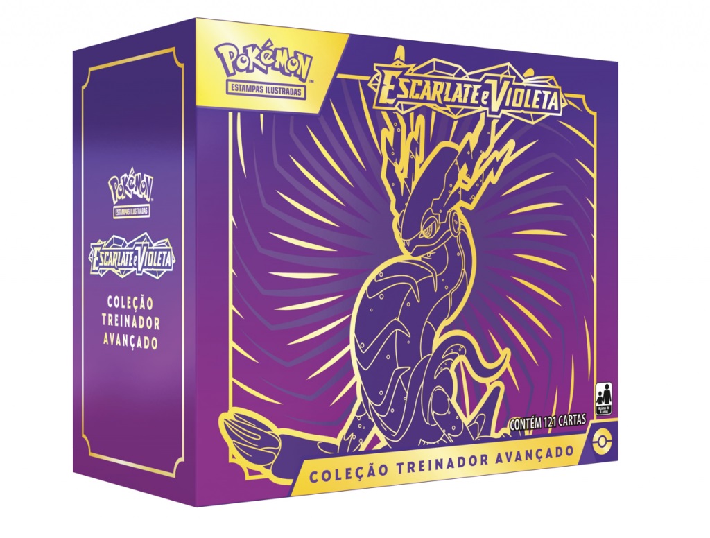 Pokémon - Coleção Box Treinador Avançado - Escarlate e Violeta - 32570 ...