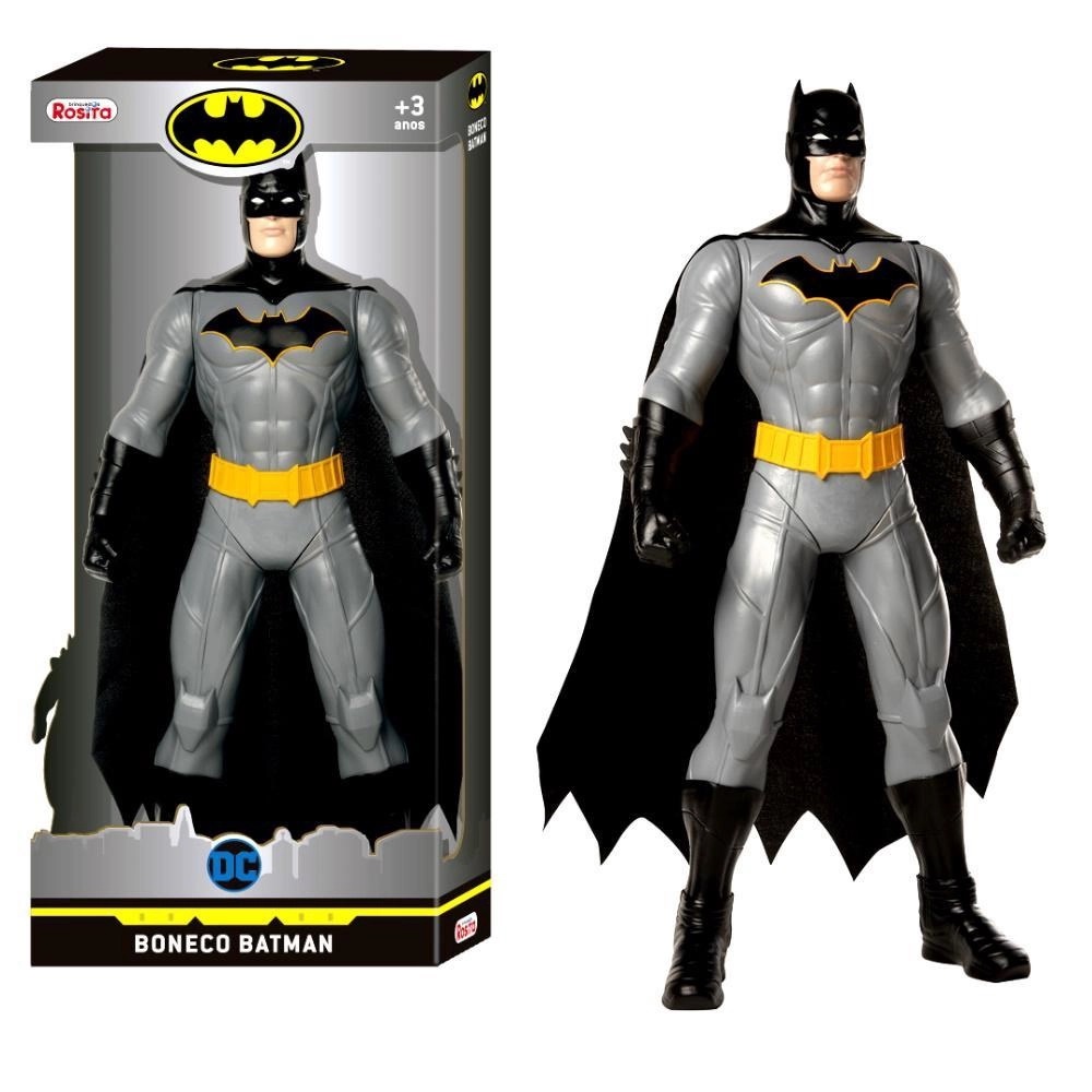 Boneco Batman Grande - 45Cm - Articulado - 1096 - Nova Brink - Real ...