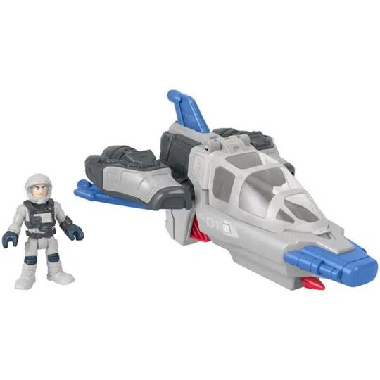 Imaginext - Boneco Buzz Lightyear e Nave Freature HGT29 - Mattel - Real ...