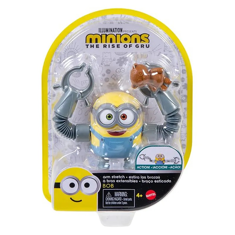 Boneco Minions - Braço Esticado - Bob- GMD90 - Mattel - Real Brinquedos