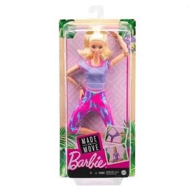 Barbie Feita Para Mexer Clássica - Loira - FTG80/GXF04 - Mattel - Real ...