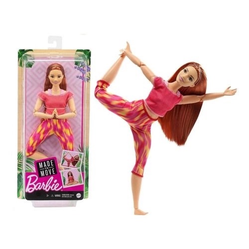 Barbie Feita Para Mexer Clássica - Ruiva - FTG80/GXF07 - Mattel - Real ...