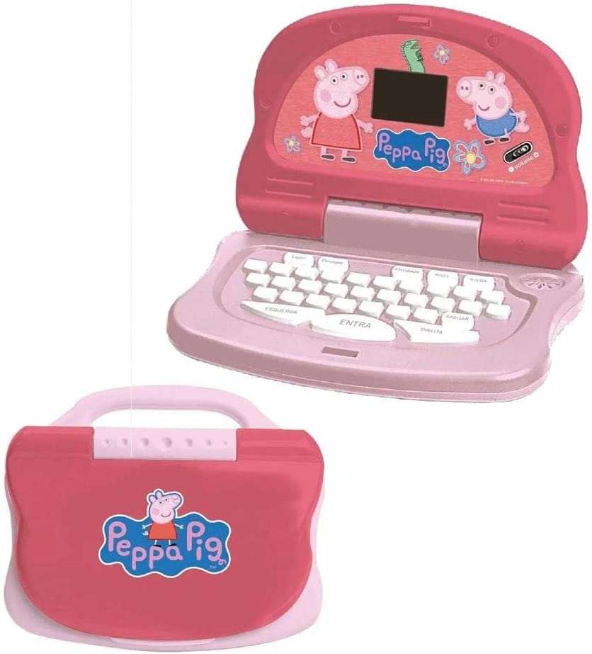 Laptop Infantil Educativo Peppa Pig Peppa Tech Bilíngue - 1533 - Cand ...